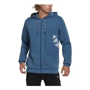 Adidas Brandlove Fleece Full-zip Hoodie