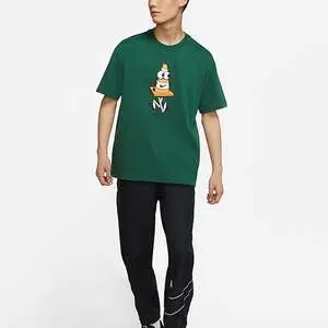 Nike Skateboard Entertainment Print Sports Crewneck Short Sleeve - Green