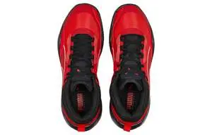 PUMA Playmaker Pro Basketball Sneakers - Black/red