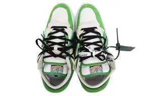Off-White Out Of Office Low-top Sneakers - Green/white/black