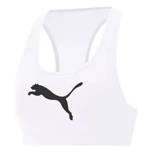 PUMA Mid 4keeps Graphic Training Bra 'white