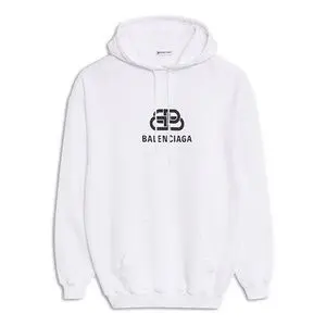 Balenciaga Bb Monogrammed Pullover Hoodie