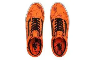 VANS Realtree X Old Skool 'blaze Camo' Sneakers - Orange/white