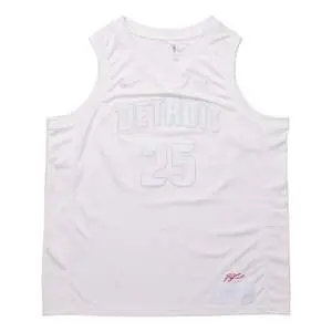 Nike Nba Derrick Rose Detroit Pistons 2020/21 Swingman Jersey - White/silver