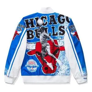 JORDAN X Mitchell & Ness Mj Dunk Champ Jacket - White