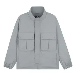 NEW BALANCE Zip Up Jacket With Stand Collar - Grey