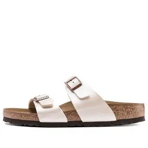 BIRKENSTOCK Sydney Birko-flor Sandals With Buckled Straps - White