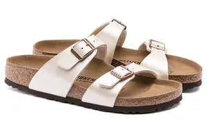 BIRKENSTOCK Sydney Birko-flor Sandals With Buckled Straps - White