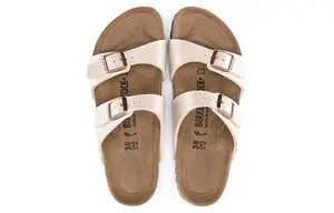 BIRKENSTOCK Sydney Birko-flor Sandals With Buckled Straps - White