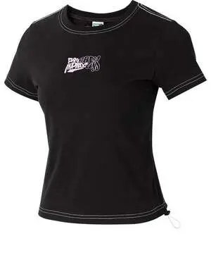 PUMA Graphic Short Top - Black