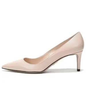 Prada Pointed Saffiano Leather Heels