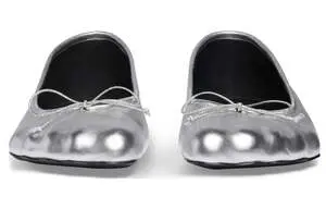 Balenciaga Anatomic Ballerina Shoes In Shiny Soft Sheepskin