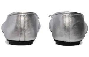 Balenciaga Anatomic Ballerina Shoes In Shiny Soft Sheepskin