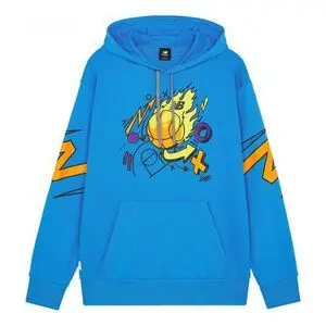 NEW BALANCE Graphic Print Hoodie - Blue