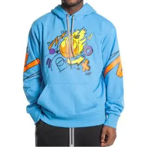 NEW BALANCE Graphic Print Hoodie - Blue
