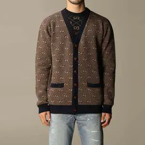 Gucci Monogram Knit Cardigan