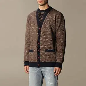 Gucci Monogram Knit Cardigan