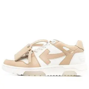 Off-White Out Of Office Low-top Sneaker - Tan/white