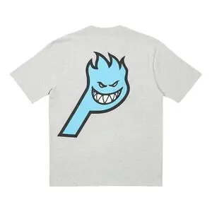 PALACE Palace X Spitfire P-head T-shirt 'grey' Grey/blue