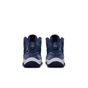 JORDAN 11 Retro Midnight Navy Velvet High Top Sneakers - Blue