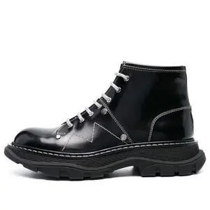 Alexander McQueen Lace-up Combat Boots