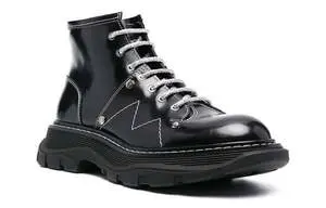 Alexander McQueen Lace-up Combat Boots