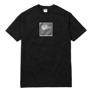 Supreme Ss18 Chair Tee Printing Short Sleeve - Black