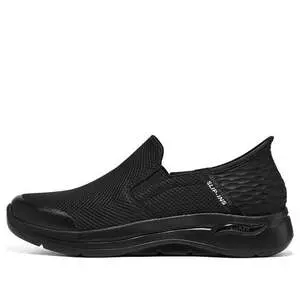 Sketchers Go Walk Arch Fit Slip-ins Sneakers - Black