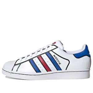 Adidas Superstar Graphic Print Sneakers - White