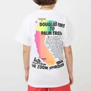 Nike X Stussy Crossover Logo Graffiti Printing T-shirt - White