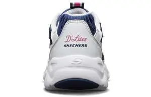 Sketchers D'lites Airy Sneakers - White/blue/pink
