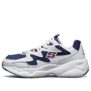 Sketchers D'lites Airy Sneakers - White/blue/pink