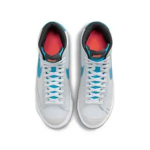 Nike Blazer Mid '77 High Top Sneakers - Gray/blue