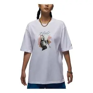 JORDAN Graphic Oversized T-shirt - White