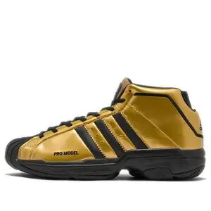 Adidas Pro Model 2g High Top Sneakers - Black/gold