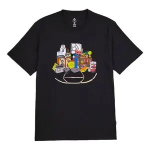 CONVERSE Throwback T-shirt Asia Sizing - Black