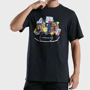CONVERSE Throwback T-shirt Asia Sizing - Black