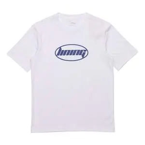 LI-NING Logo T-shirt 'white Blue