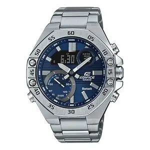 Casio Edifice Stainless Steel Analog-digital Watch - Blue