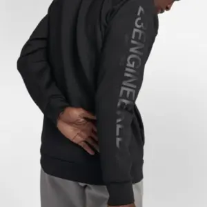 JORDAN Alphabet Pattern" Long Sleeve Crewneck