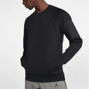 JORDAN Alphabet Pattern" Long Sleeve Crewneck