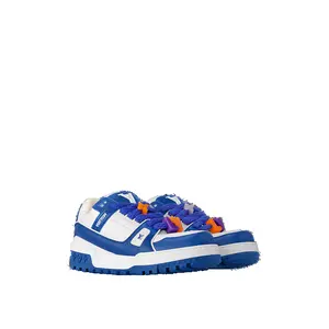 LOUIS VUITTON Trainer Maxi Sneakers - White/blue/orange