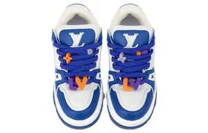 LOUIS VUITTON Trainer Maxi Sneakers - White/blue/orange
