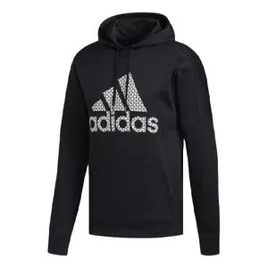 Adidas Training Sports Pullover Hoodie - Black