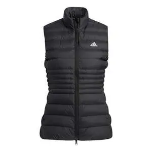 Adidas Puffer Vest With Stand Collar - Black