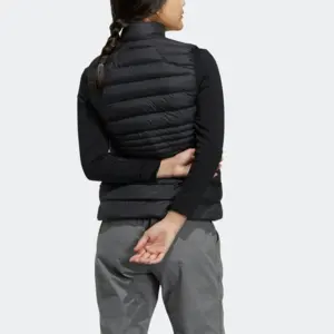 Adidas Puffer Vest With Stand Collar - Black