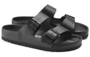 BIRKENSTOCK Arizona Leather Sandals - Black