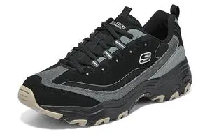 Sketchers D'lites 1.0 Marathon Sneakers - Black/grey