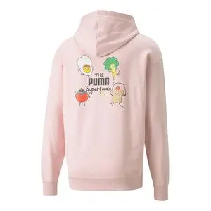 PUMA Club Graphic Knit Hoodie - Pinkred