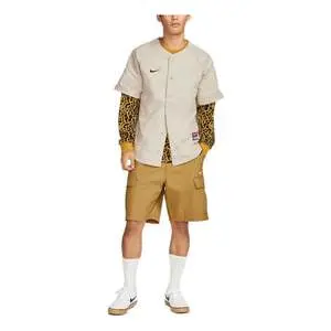 Nike Embroidered Logo Baseball Shirt - Multi-color